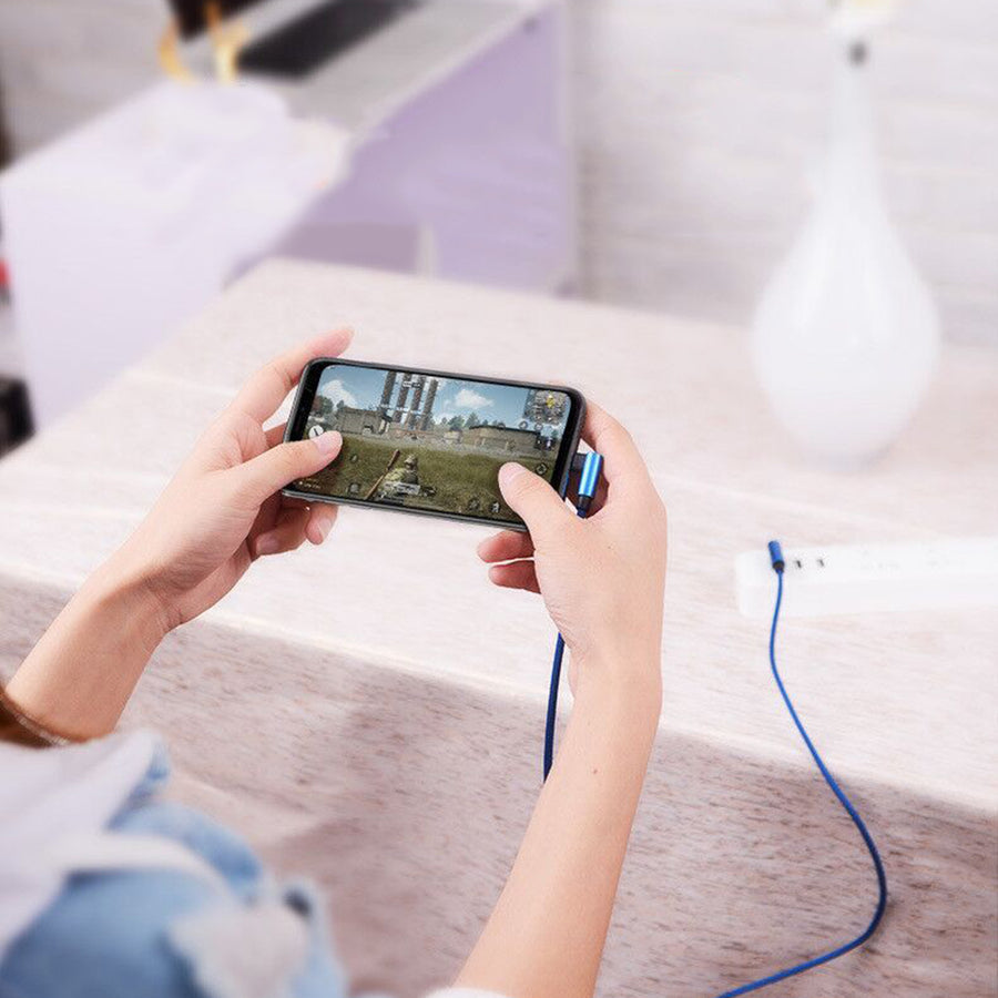 90 Degree Charging Cable iPhone/Android – Nerdy Tech